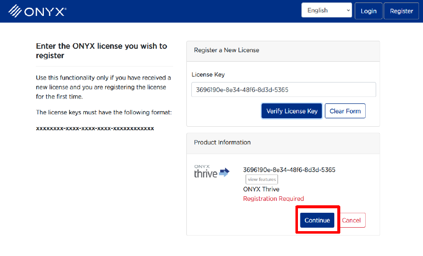 Soft License Activation and Trial Activation – Onyx SupportCenter