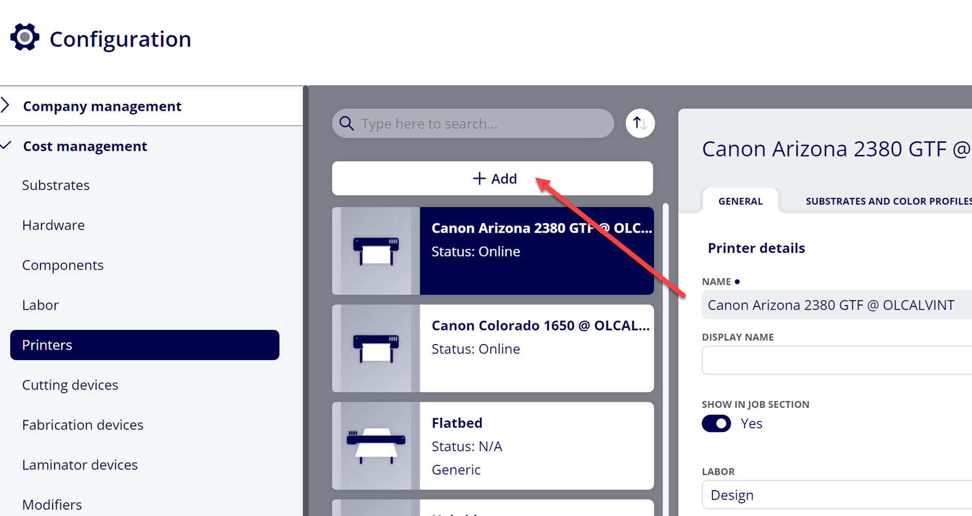 How to Create a Printer – Onyx SupportCenter